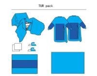 China Urology TUR Custom Procedure Packs , Cloth Surgical Pack Wraps for sale