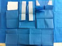 China Obstetrics Lithotomy Disposable Surgical Packs With Gynecology Drape And Legging for sale