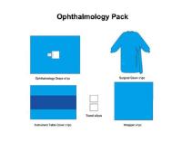 China Non Woven Ophthalmic Pack Flexible, Water Resistance Medical Procedure Packs for sale