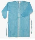 China Surgeon Disposable Isolation Gowns, Protective Gown Protection Customized Size Blue Yellow for sale