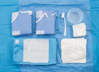 China Blue Medical Angiography Procedure Packs , Wrapping Surgical Packs Consumables for sale