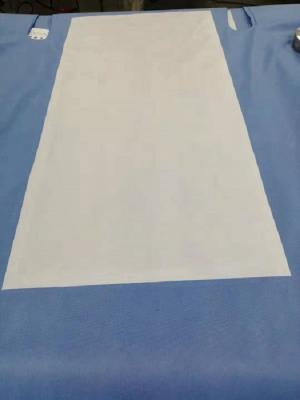 China Non - Woven Disposable Reinforced Surgical Gown SMS Surgeon Gown Sterile Blue Green for sale