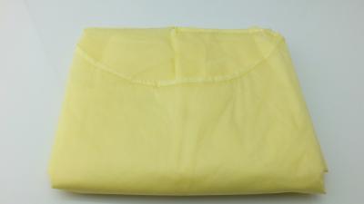 China Soft Isolation Gown Yellow Anti Cross-Infection Hygienic Application for sale