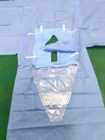 China Perineum Disposable Surgical Drapes With Collection Pouch Customized Logo for sale
