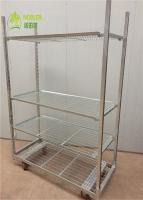 China Metal Mesh Dutch Flower Trolley Metal Sheet Hot Dip Galvanizing for sale