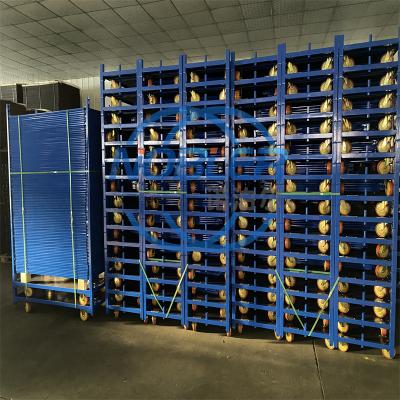 China Dutch Plant Trolley Danish Trolley Cc Roll Container Danish Cart Flower Shipping Rack for sale