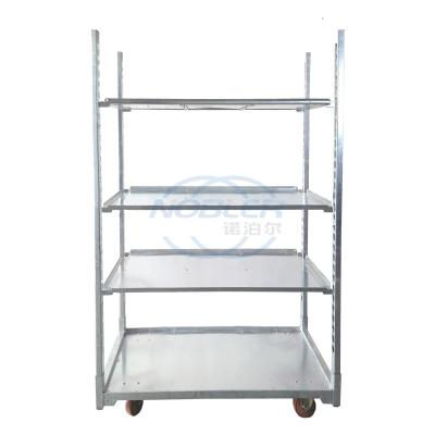 China Metal Sheet Flower Trolley Hot Dip Galvanizing Not Easy Rust 1350*565*1900 for sale