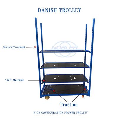 China Plywood Seedling Cart High Capacity For Germination Room Agricultural Planting for sale
