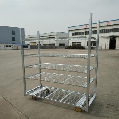 China 4 Wheel Metal CC Container Foldable Easy To Assemble for sale