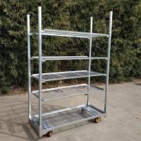 China 4 Wheeled Flower Trolley Assembles Easily 50kg Weight for sale