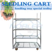 China Standard Hole Tray Rolling Flower Trolley for Greenhouse Agricultural Planting for sale
