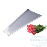 China 200Pcs Clear Plastic Rose Flower Bouquet Sleeves Cellophane Floral Wrapping Bags for sale
