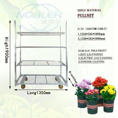 China Metal Mesh Hot Dip Galvanized Danish Trolley Easy To Install for sale