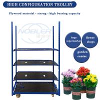 China High End Spray Plastic Danish Trolley Standard Container Size 1350mm for sale