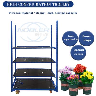 China High End Spray Plastic Danish Trolley Standard Container Size 1350mm for sale