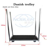 China Display Type Plywood Danish Flower Trolley Rust Prevention Assembly Convenient for sale