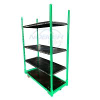 China Rubber Wheel Dutch Flower Trolley Push And Pull Type Plywood Material Folding for sale