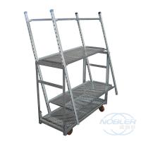 China Greenhouse Garden Dc Container Transport Dutch Danish Flower Trolley Nursery Cart for sale