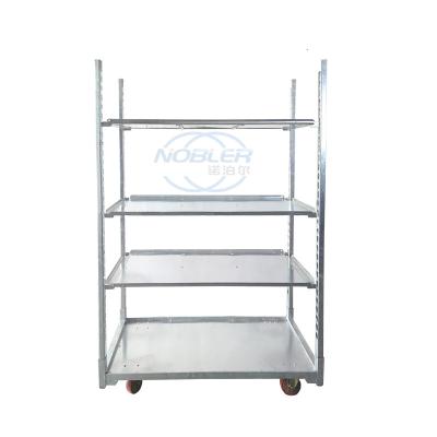 China Dutch Plant Trolley Cc Roll Container Danish Cart Flower Shipping Rack for sale