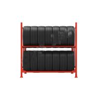 China Heavy Duty Stacking Detachable Metal Tire Storage Rack System For Forklift for sale