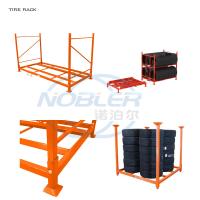 China Transport Warehouse Industrial Stack Metal Tire Rack Detachable Powder Coated 60