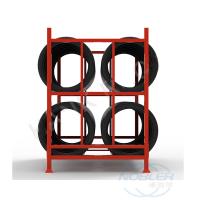 China Oem Odm Steel Wheel Racks Car Tire Display Rack Stackable Motorcycle Spare Tyre Rack for sale