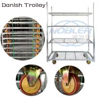 China Maximize Package Content Danish Flower Trolley Modern 500kg Load Capacity for sale