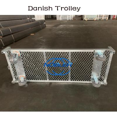 China Waterproof Danish Flower Trolley with Metal Sheet Layer and Brake for sale