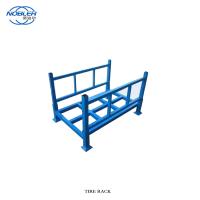 China 3000kg/Level Capacity Detachable Metal 4 Tire Storage Rack System For Forklift for sale