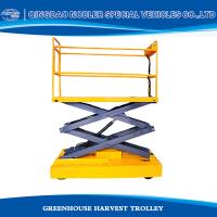 China Metal Greenhouse Lifting Car Agricultural Picking Car Vegetable Automatic Lifting for sale
