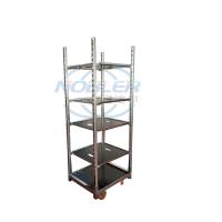 China 675*562*1700mm Plywood Flower Trolley PP Wheel Easy To Install And Durable for sale