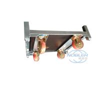 China 50kg Capacity Plywood Dutch Flower Trolley PU Wheel 1350*565*1900mm for sale