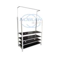 China Customized Folding Super Spray Plastic Plywood Flower Display Frame Height Ajustable for sale