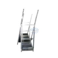 China Flower Logistics Turnover Good Helper Standard Danish Container Plywood Material Flower Trolley for sale