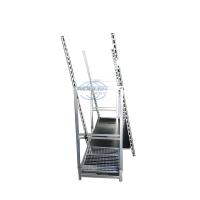 China Danish Container 1350mm Standard Flower Trolley Folded And Installed For Quick Turnover for sale