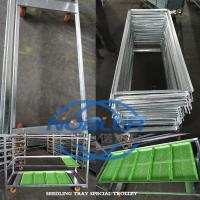 China Pp Wheel dutch flower trolley Seedling Cart Agricultural Planting for sale