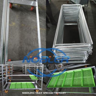 China Pp Wheel dutch flower trolley Seedling Cart Agricultural Planting for sale