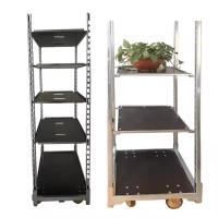 China Four Wheel Rolling Danish Flower Trolley Transport Plant Products for sale