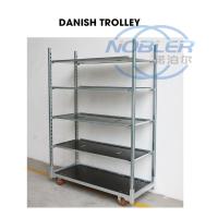China Pp Caster 1350*565mm Agricultural Planting Flower Danish Plant Trolley for sale