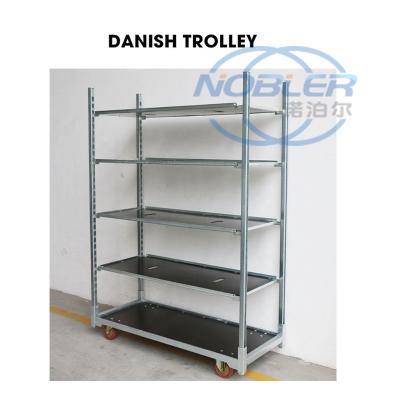 China Pp Caster 1350*565mm Agricultural Planting Flower Danish Plant Trolley for sale