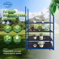 China Practical Dutch Flower Trolley With 4 Wheels Easy To Clean 50kg Weight Capacity for sale
