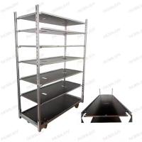 China Smooth Transport Flower Trolley Easy To Assemble With 50kg Load Capacity for sale