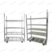China Shopping Powder Coated Danish Plant Trolley For Display for sale