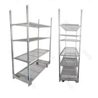 China PP Wheel Danish Trolley Featuring 25cm Shelf Height Heavy Duty Utility Cart for Material Handling and Logistics for sale