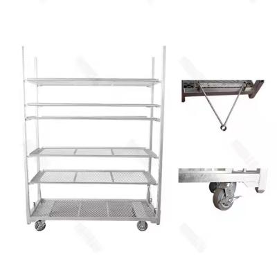 China Waterproof Pp Caster Durable Agricultural Planting Cc Danish Trolleys for sale