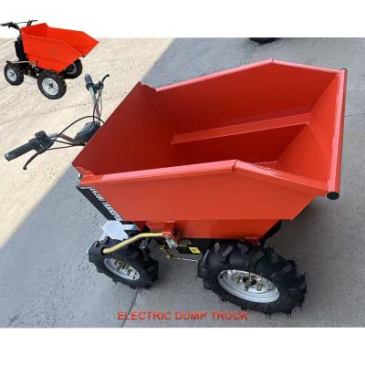China Load Capacity Of 300 Kg Mini Dumper Electric 4 Speed Adjustment Convenient Effort Saving Design for sale