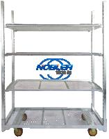 China Danish Flower Trolley sturdy construction ensures secure flower handling during transit across various business settings for sale