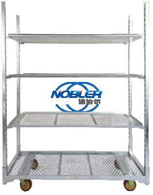 China Danish Flower Trolley sturdy construction ensures secure flower handling during transit across various business settings for sale