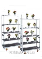 China 40KG shelf loading capacity flower trolley optimized for indoor flower display and quick movement of flower pots indoors for sale