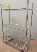 China Metal Danish Flower Trolley Pull Net Danish Trolley For Transport for sale